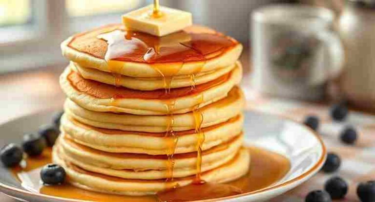 Homemade Pancake Recipe: Fluffy and Golden Breakfast Classic