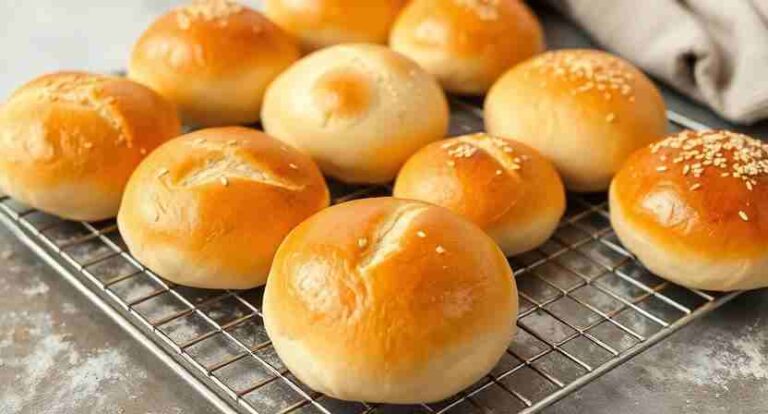Homemade Hamburger Buns Recipe: Soft and Golden
