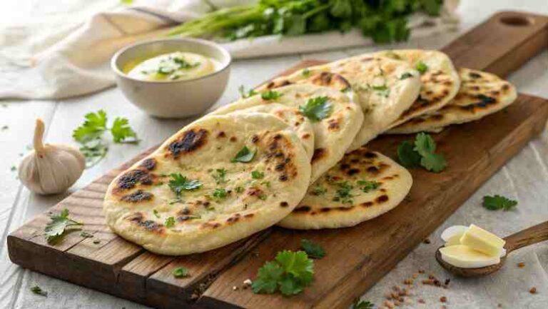 Garlic Naan Recipe: Soft and Flavorful